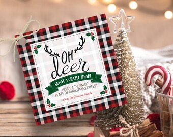 Deer Gift Tag | Etsy