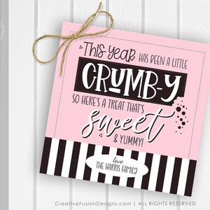 2020 Gift Tag, Cookie Gift Tag, Printable Gift Tags, Teacher Gift Tag ...