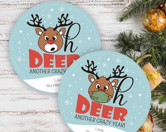 Deer Gift Tag - Etsy