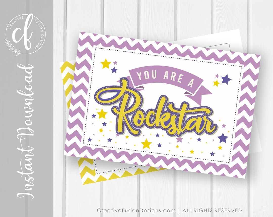 Team Rockstar Postcard: Direct Sales Rank Congratulations (digital ...