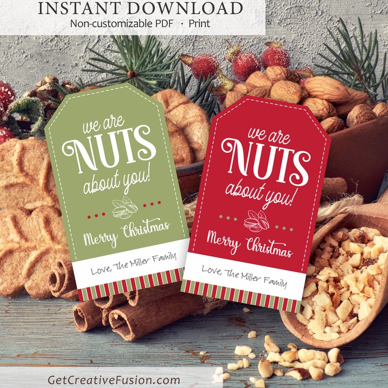 Nuts Gift Tags - 60+ Gift Ideas for 2026