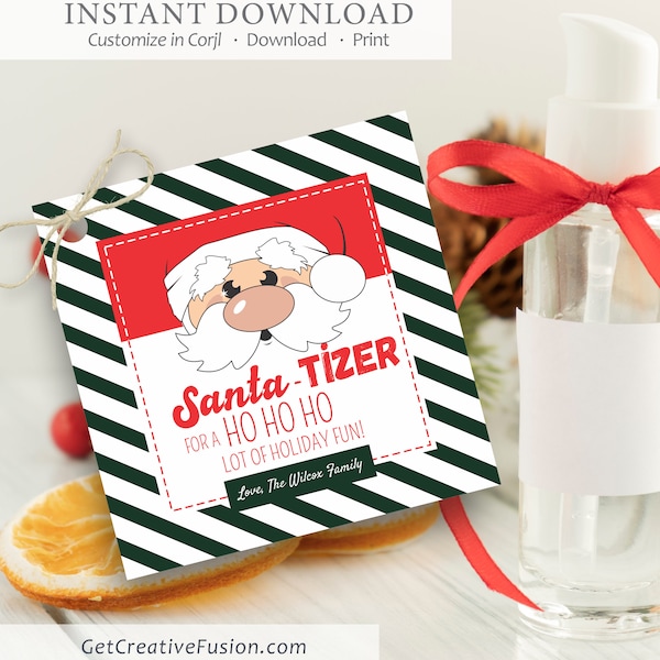 Santa Tizer - Etsy