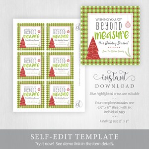 Printable Gift Tag for Measuring Cups, Measuring Spoons and Other ...