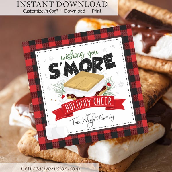 Smores Tag - Etsy