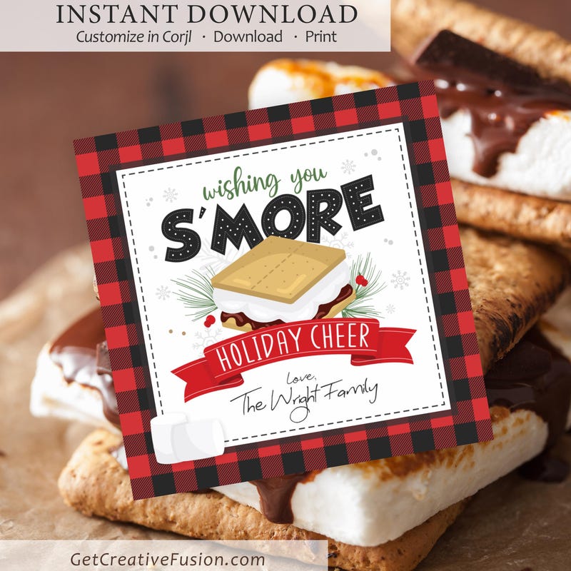 Smores Tag - Etsy