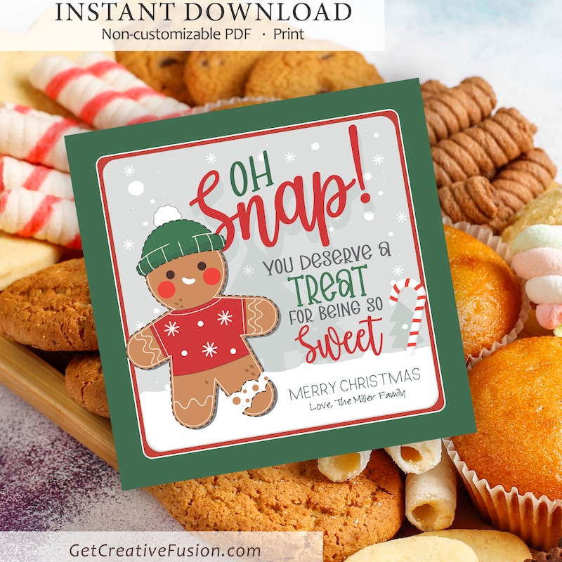 Cookie Gift Tags - 60+ Gift Ideas for 2024