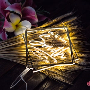 LED Wedding Cake Toppers: Light up Your Love Story Beautifully - Etsy