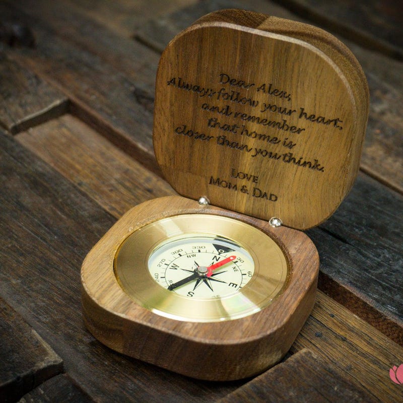 Wooden Compass - Etsy