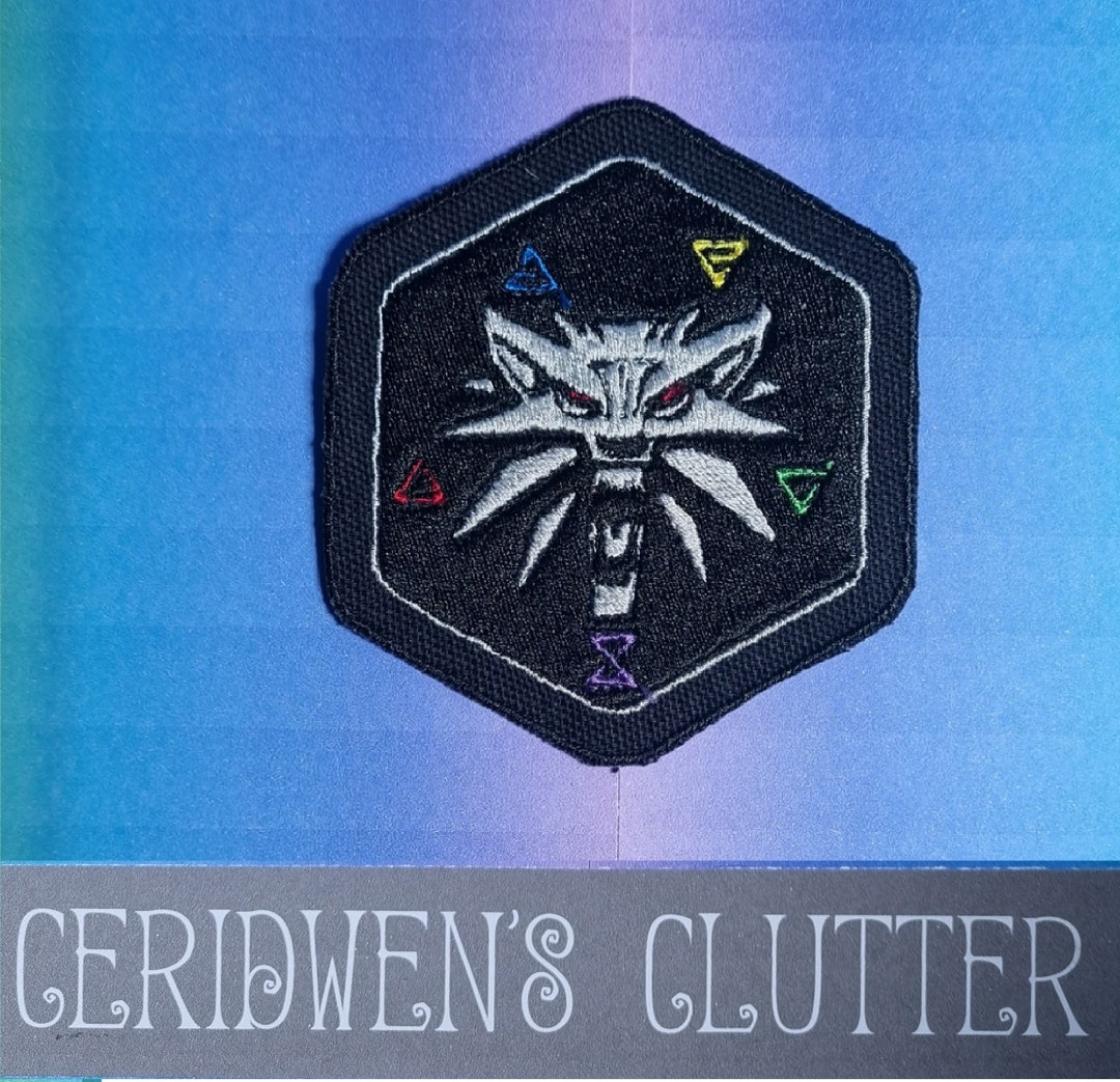 Witcher Inspired Embroidered Patches - Etsy