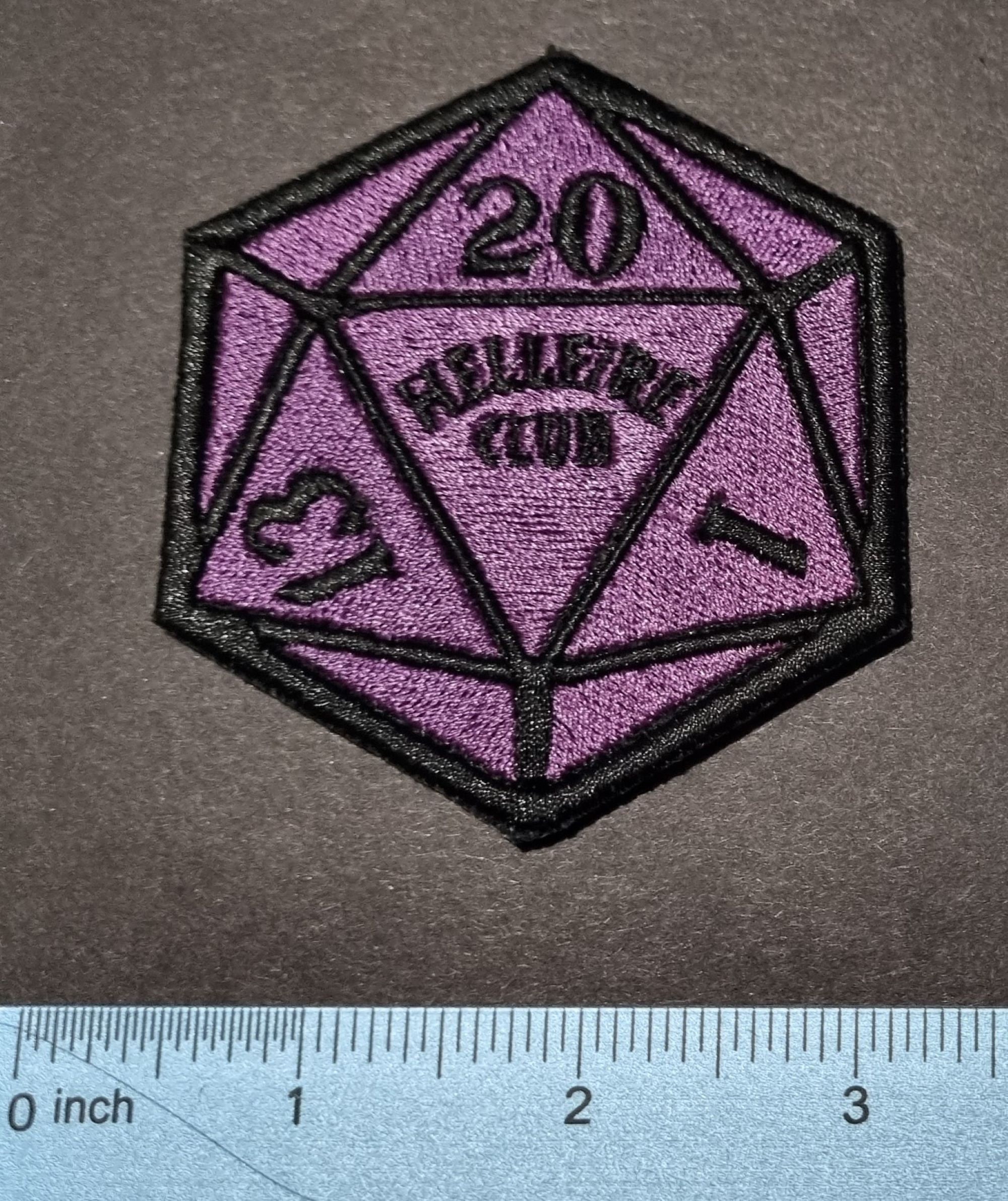 D20 Embroidered Patch Various Colours - Etsy Australia