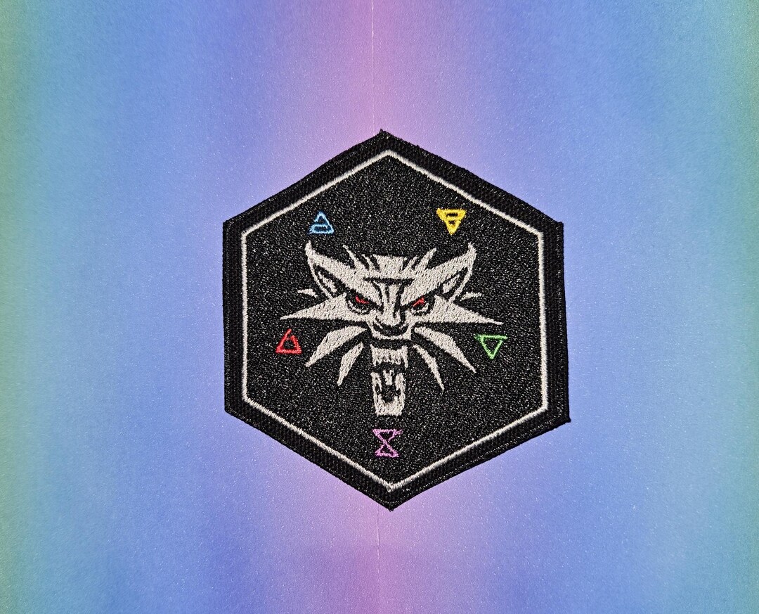 Witcher Inspired Embroidered Patches - Etsy