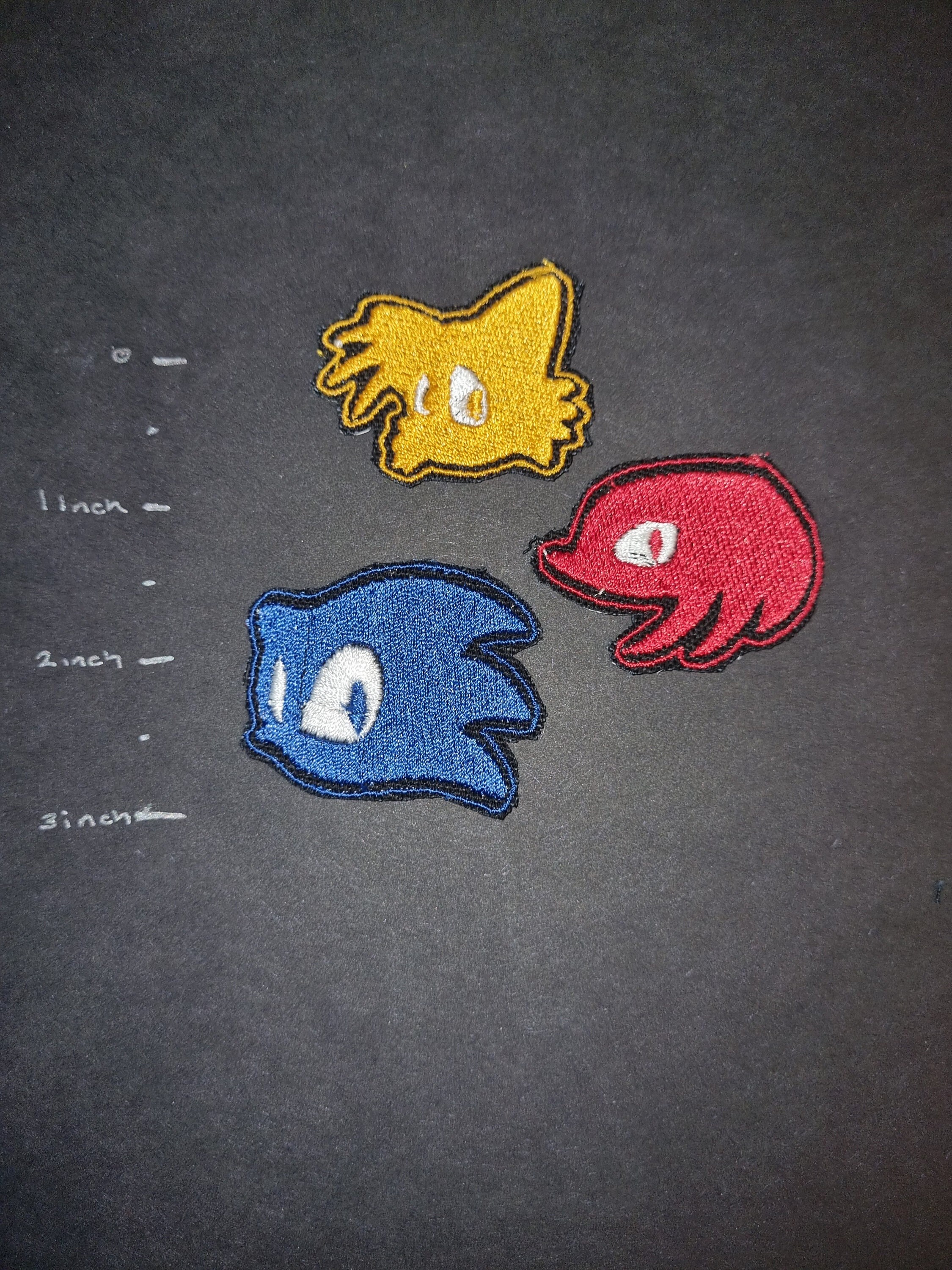 Sonic the Hedgehog Inspired Patches - Etsy