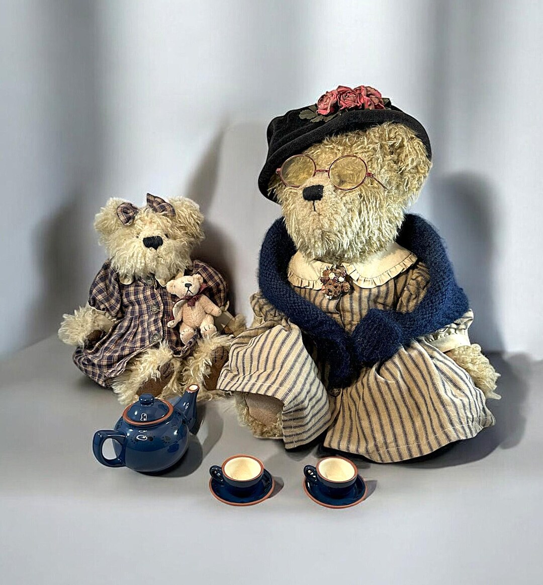 Vintage Boyds Bears Grandmother Beatrice With Bailyanne Bearhugs ...