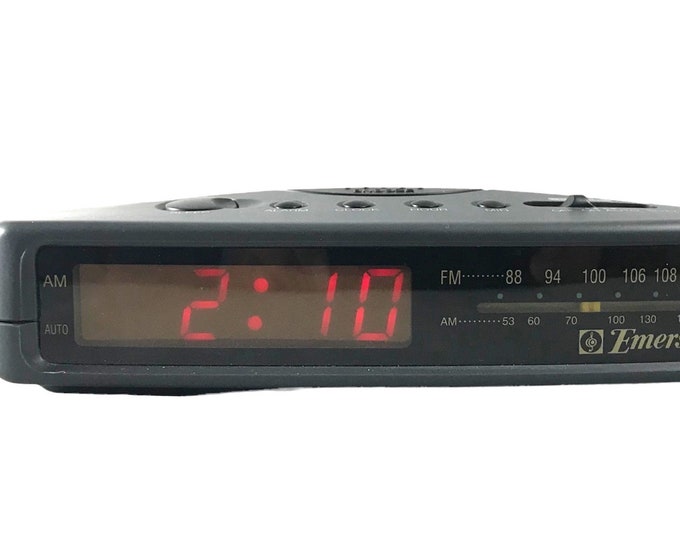 Vintage Emerson AM-FM Clock Radio Model CK5027 Tested - Etsy