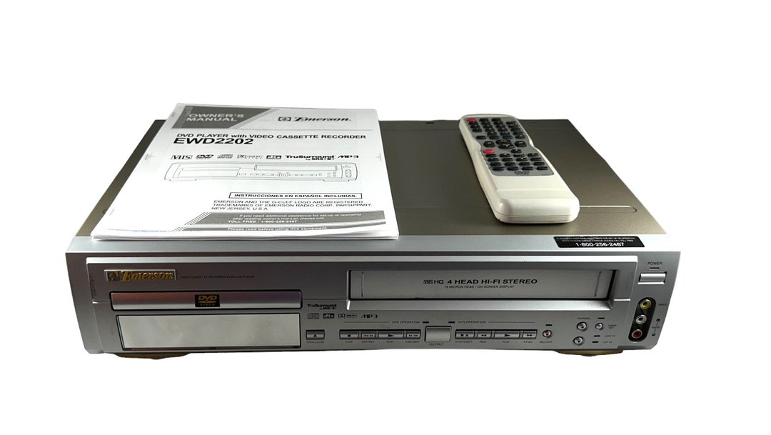 Vintage Emerson EWD 2202 DVD Player VHS Player/recorder With Remote ...