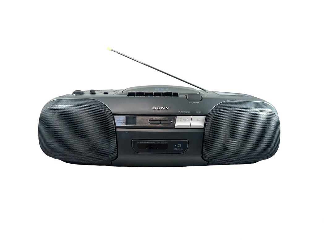 Vintage Sony CFD-6 Boombox Am/fm Cassette Player/recorder CD Player ...