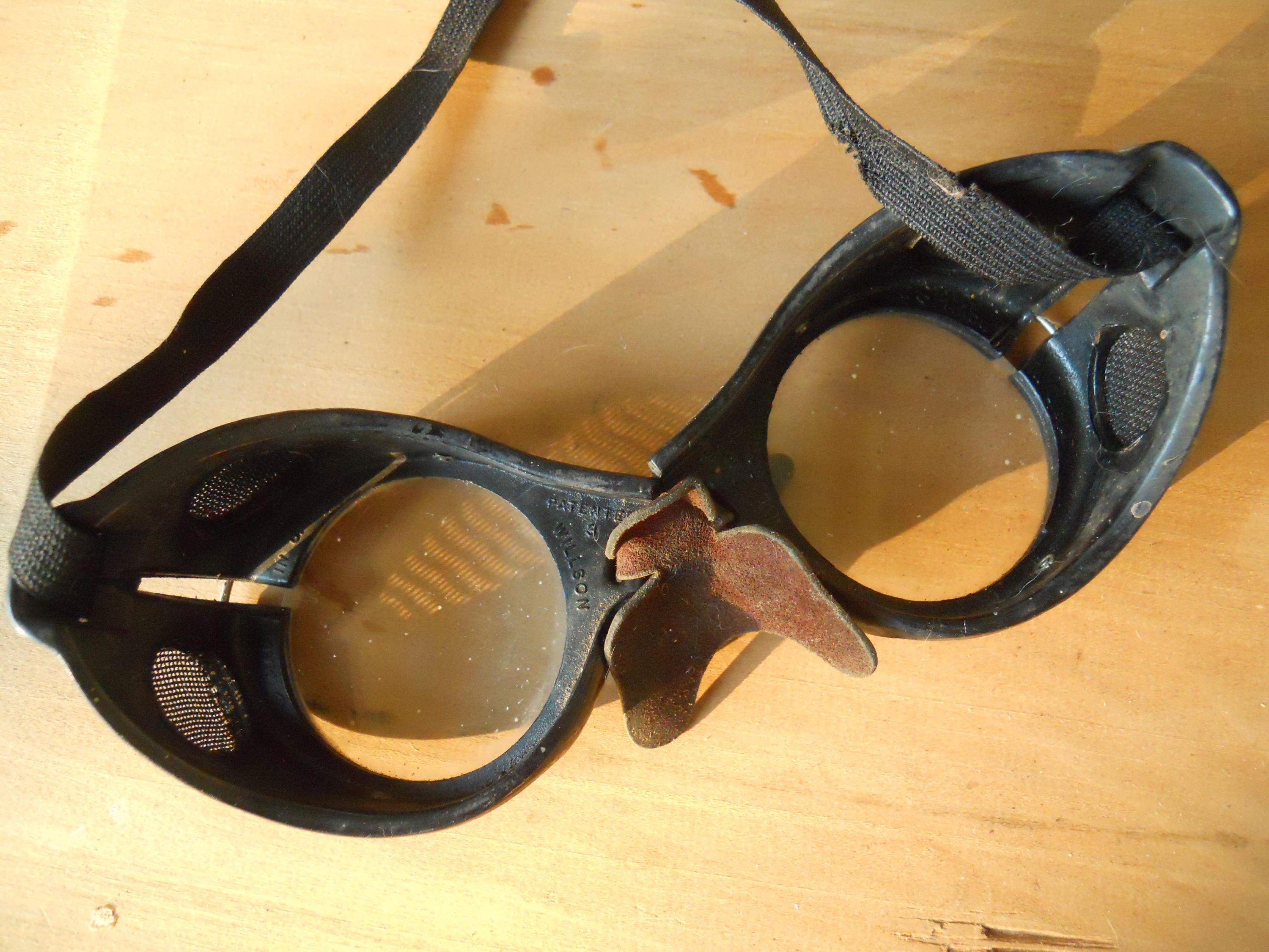 Vintage Willson Goggles, Safety Glasses, Steampunk, Motorcycle Rider ...
