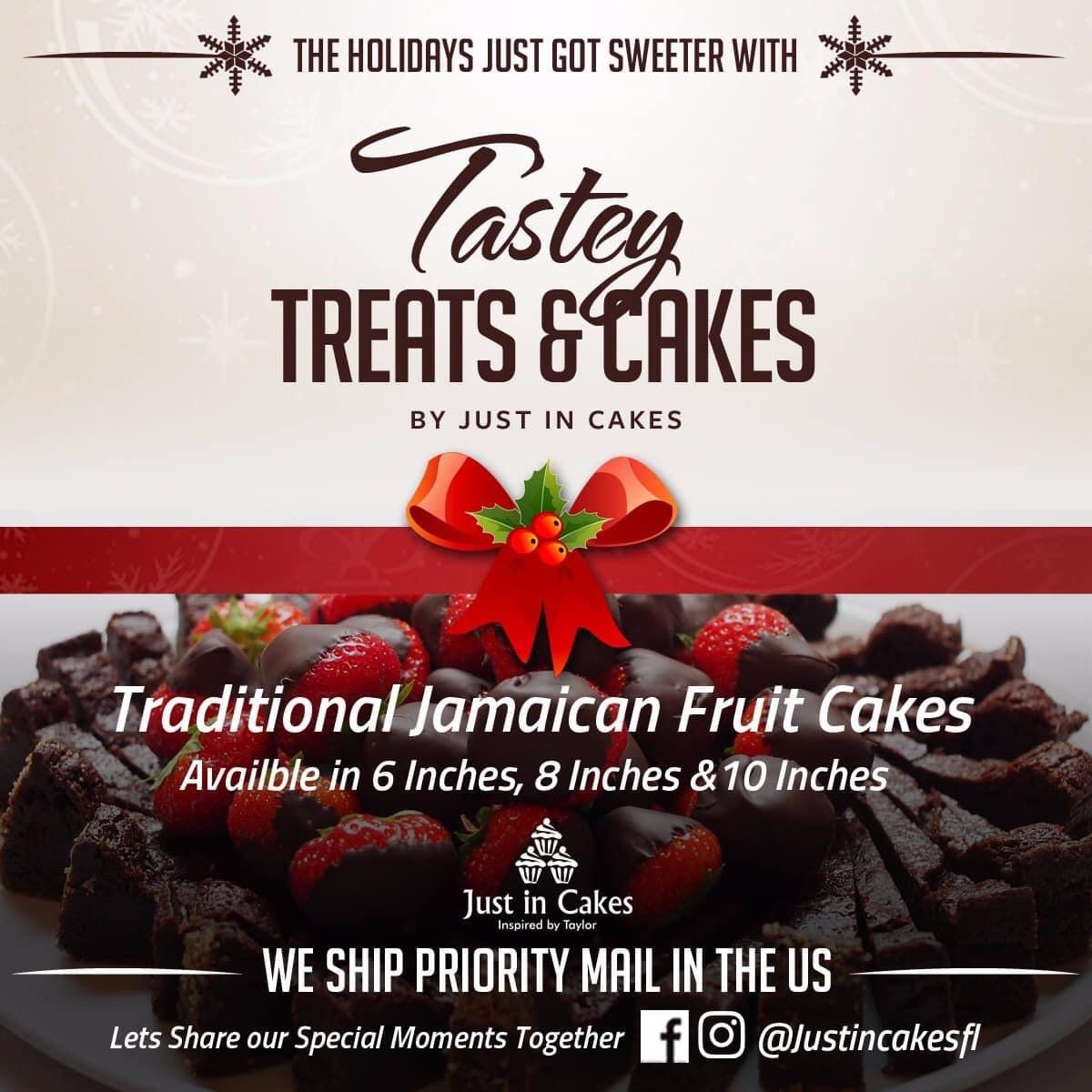 Traditional Jamaican Rum/fruit/black Cake - Etsy