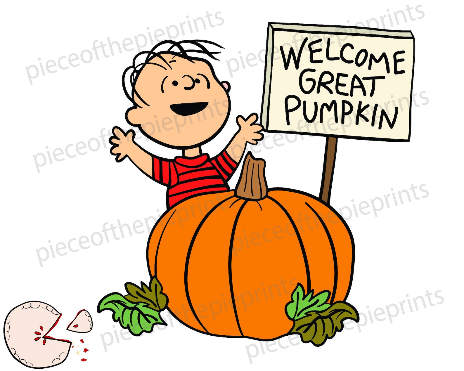 Charlie Brown/Great Pumpkin/linus/halloween/SVG/clipart/hand | Etsy