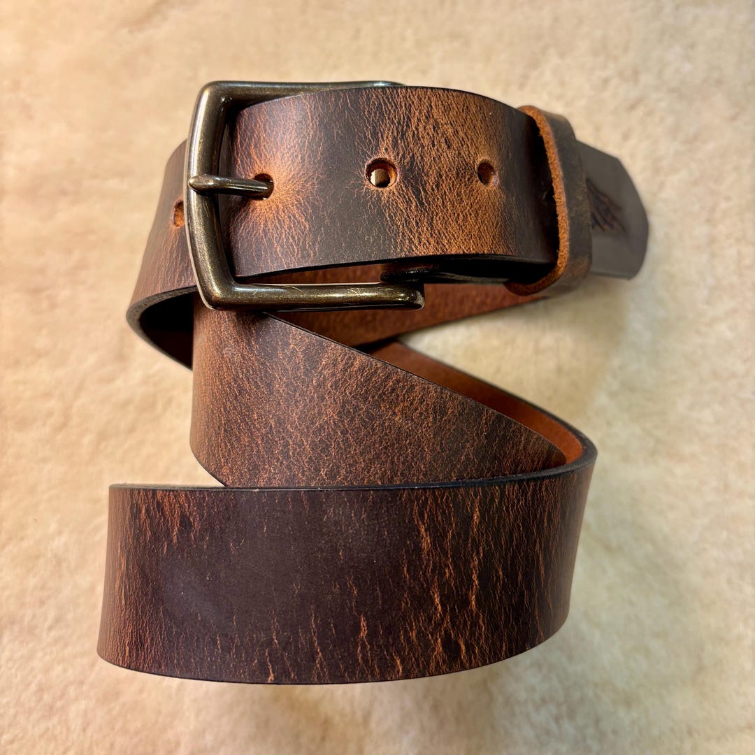 Colorado Made Bison / Buffalo Belt - Etsy