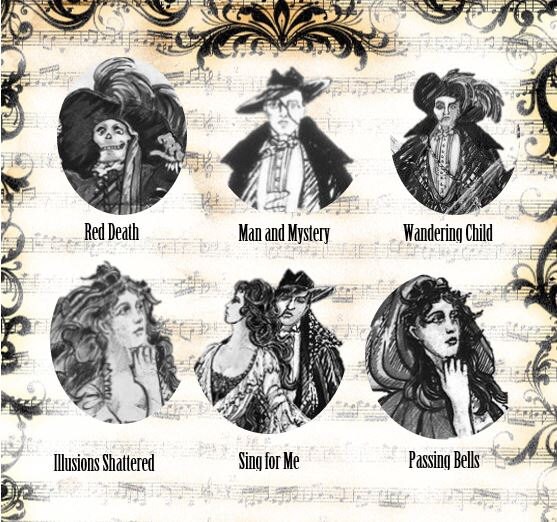 Custom Phantom of the Opera Gothic Literary Music Quote/sketch - Etsy