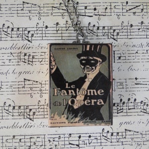 Custom Miniature Book Locket Pendant Choker Necklace Jewelry Vintage ...