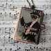 Custom Miniature Book Locket Pendant Choker Necklace Jewelry Vintage ...