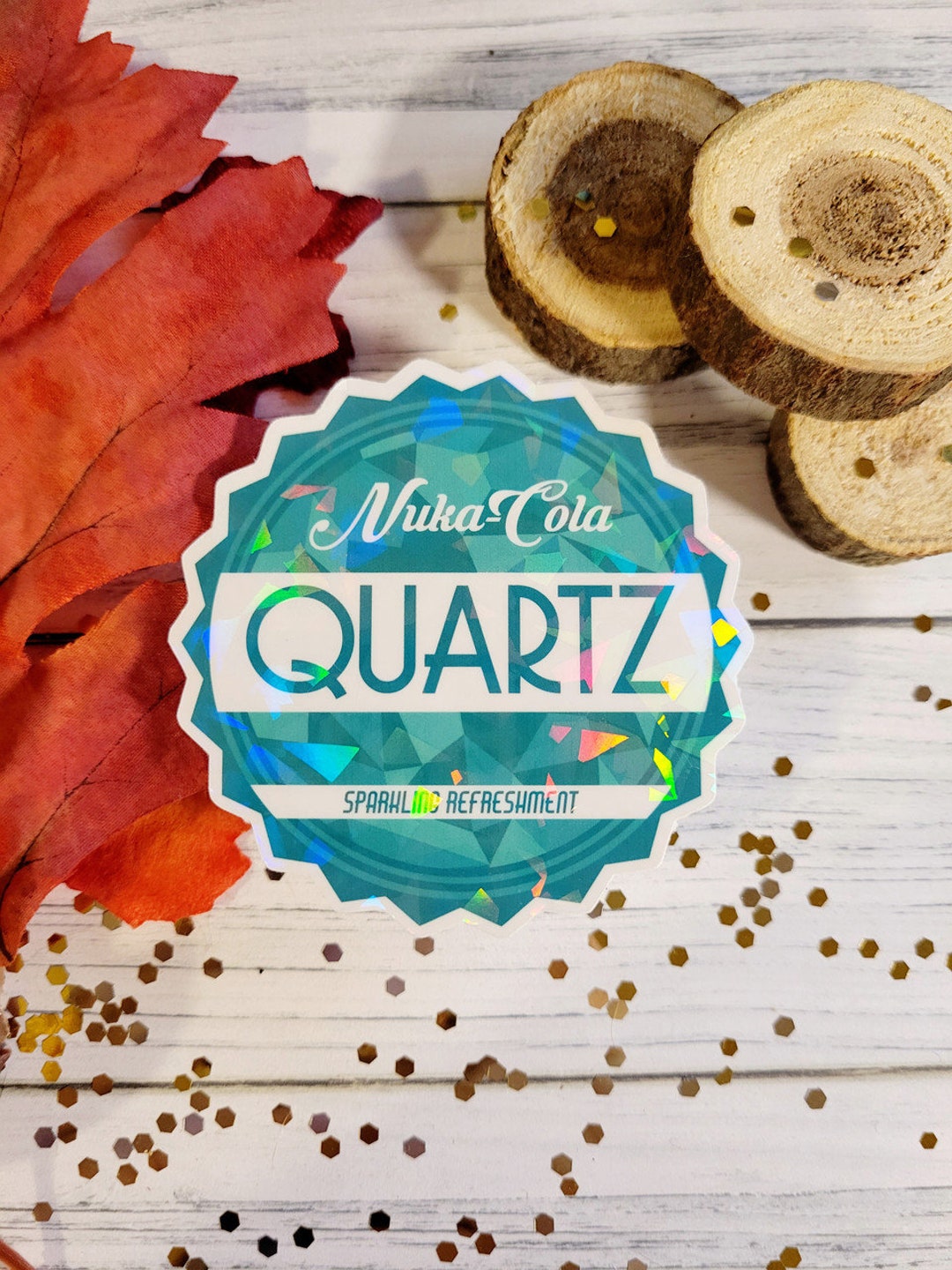 Fallout Nuka Quartz Gift Birthday Christmas Special Occasion Sticker ...