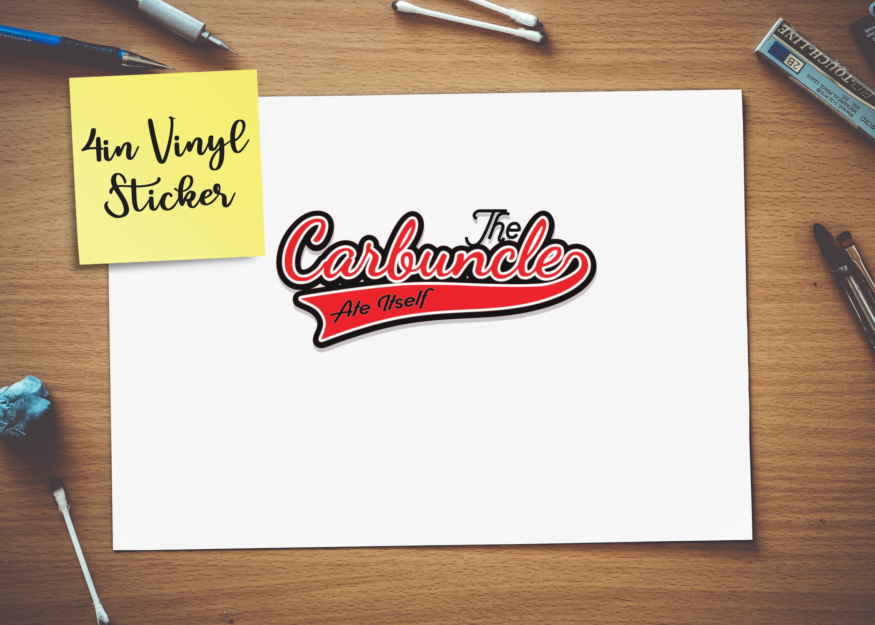 The Carbuncle Ate Itself Sports Style Vinyl Sticker Game Grumps Gift ...