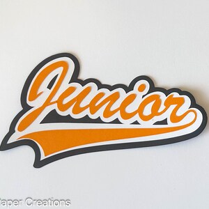 Junior Title Premade Scrapbook Pages Die Cut - Etsy