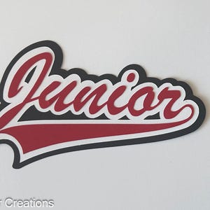 Junior Title Premade Scrapbook Pages Die Cut - Etsy