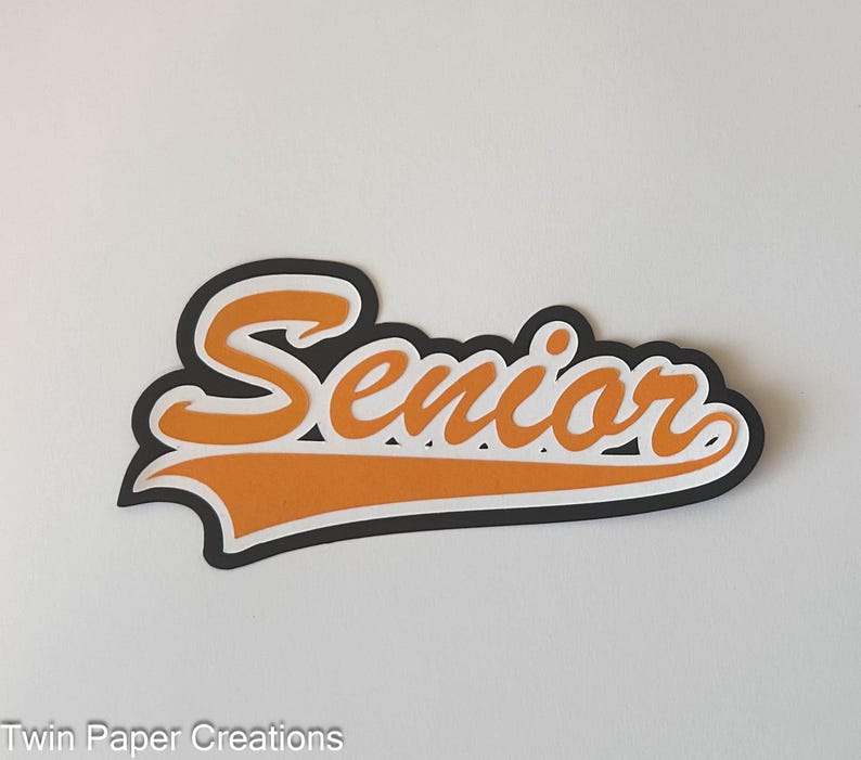 Senior Title Premade Scrapbook Pages Die Cut - Etsy