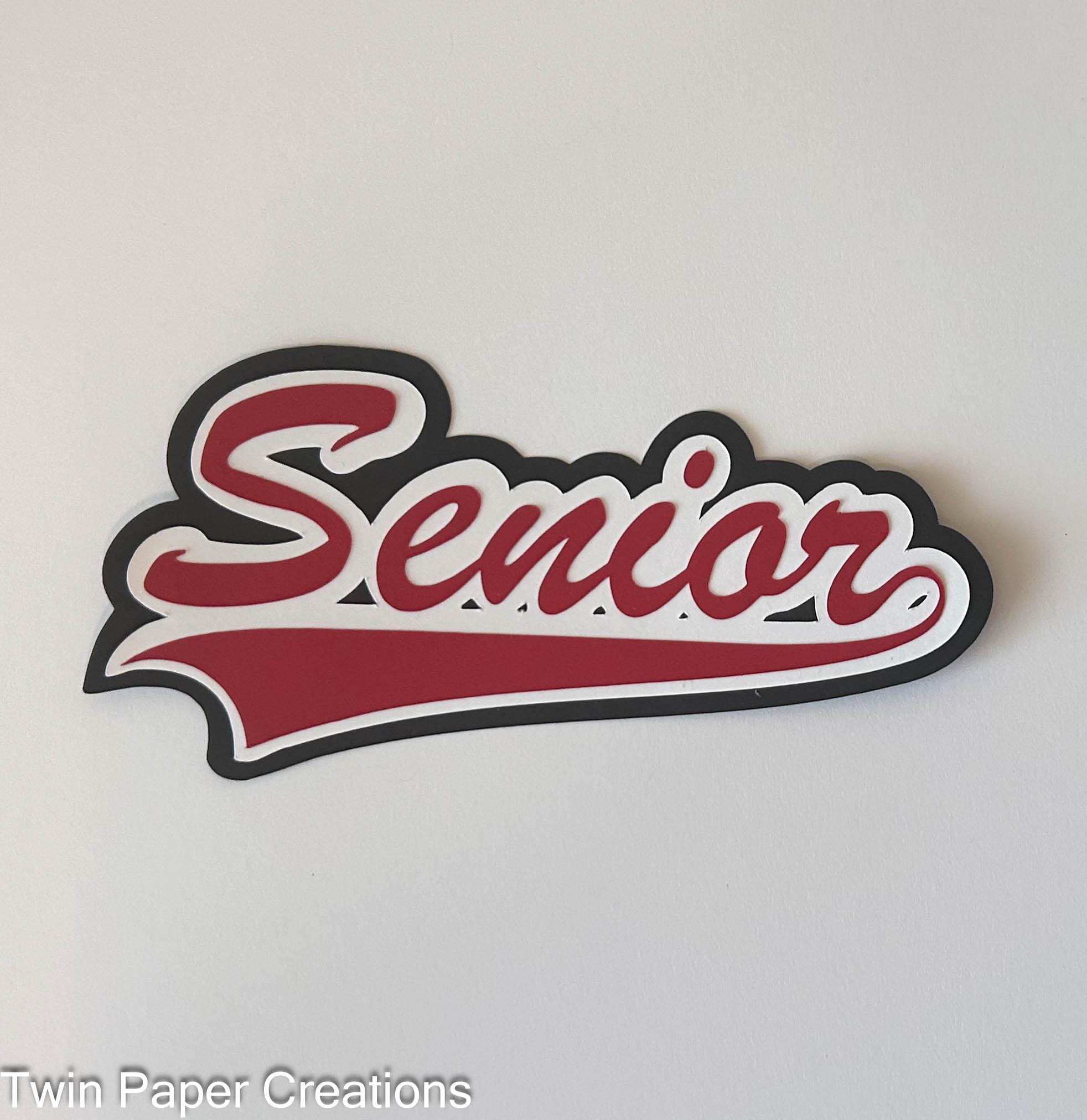 Senior Title Premade Scrapbook Pages Die Cut - Etsy