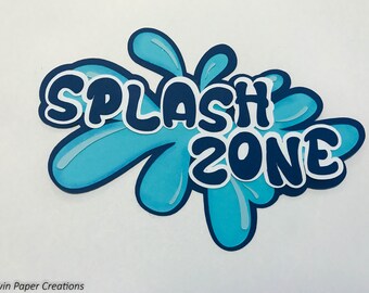 Happy Birthday Title Premade Scrapbook Pages Die Cut | Etsy