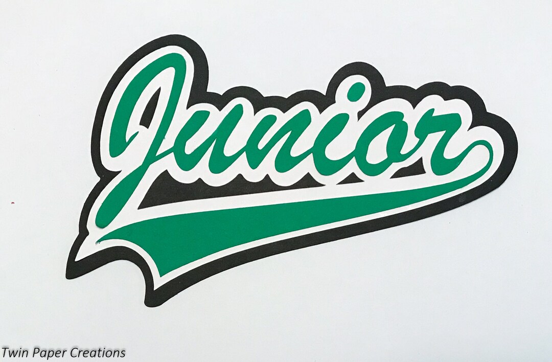 Junior Title Premade Scrapbook Pages Die Cut - Etsy