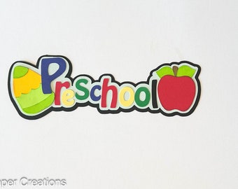 School Rules Title Premade Scrapbook Pages Die Cut - Etsy