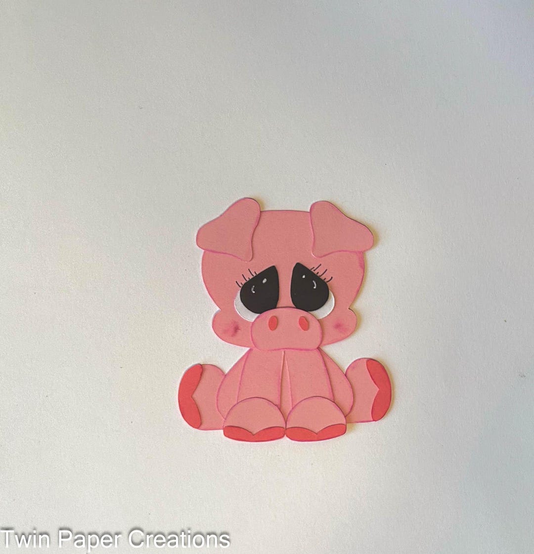 Pig Scrapbook Pages Die Cut - Etsy