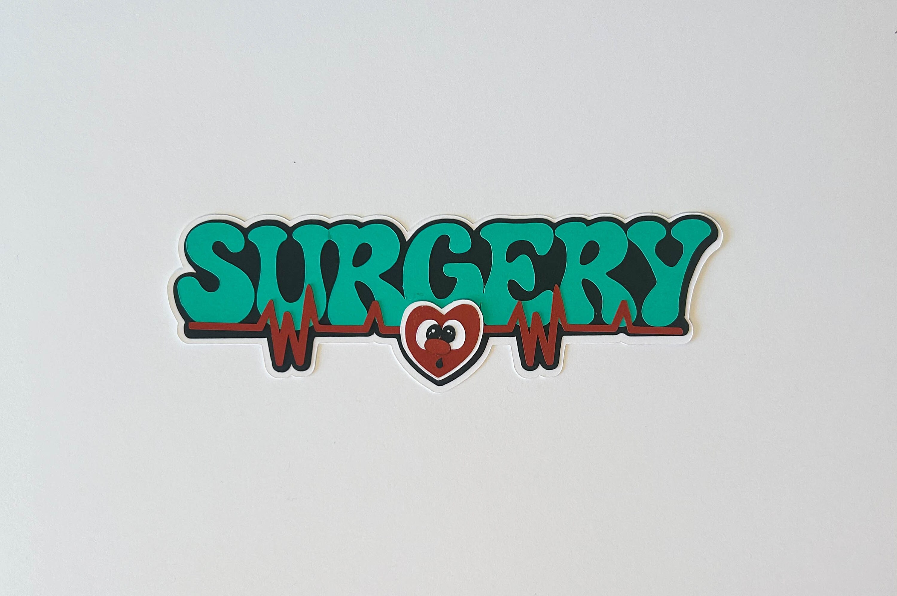 Surgery Title Premade Scrapbook Pages Die Cut - Etsy