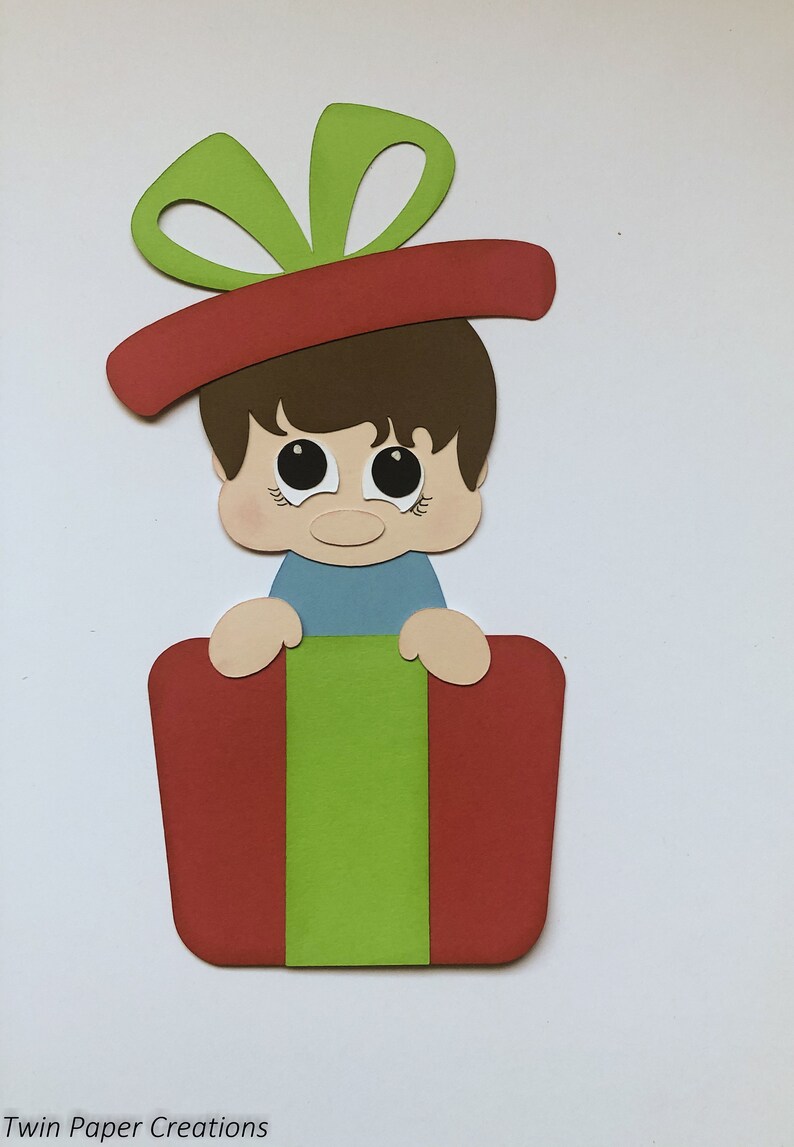 Christmas Morning Boy Premade Scrapbook Pages Die Cut | Etsy
