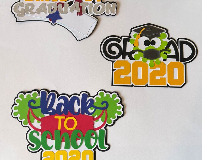 Pandemic 2020 Premade Scrapbook Pages Die Cut - Etsy