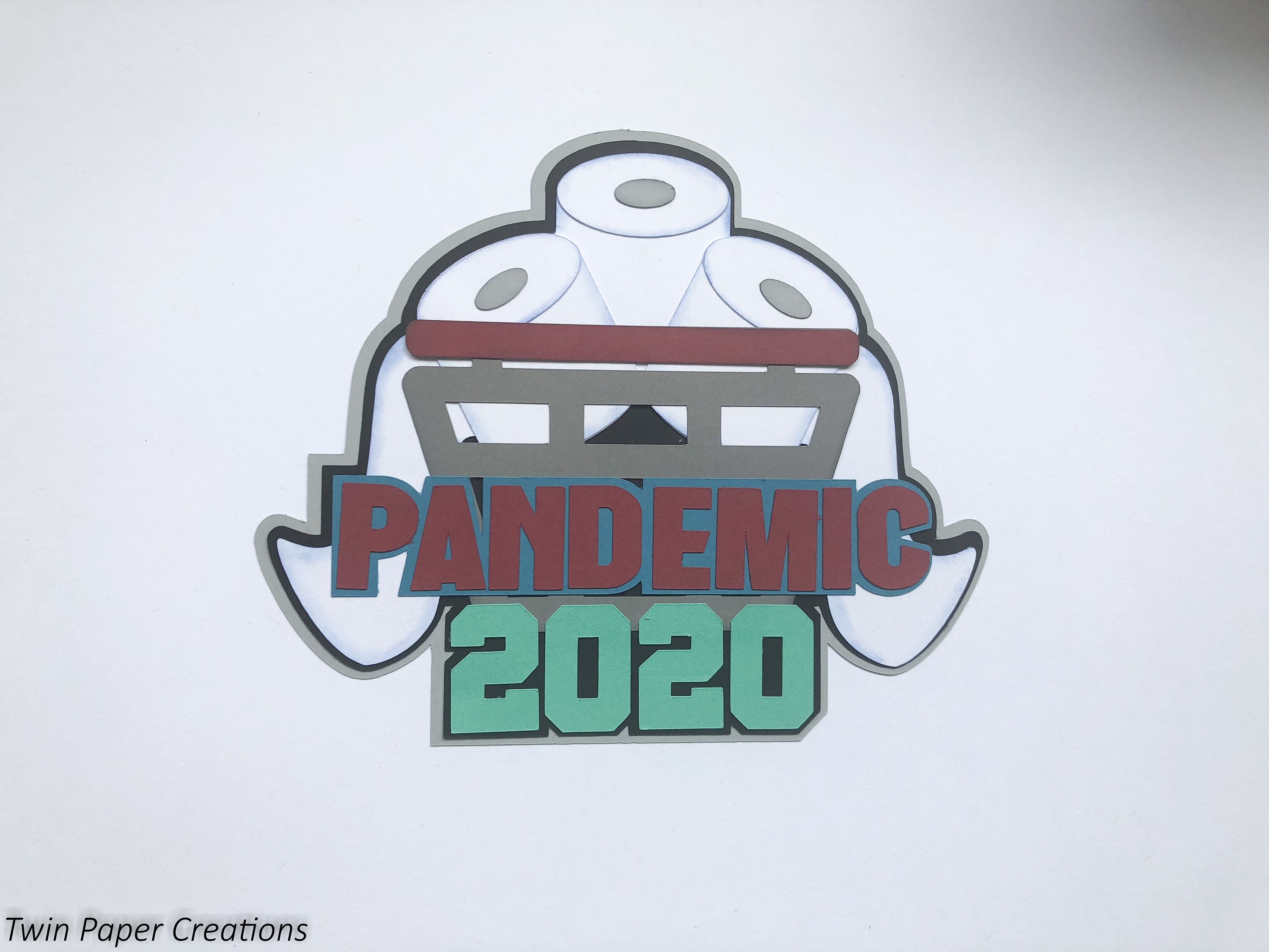 Pandemic 2020 Premade Scrapbook Pages Die Cut - Etsy