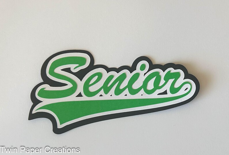 Senior Title Premade Scrapbook Pages Die Cut - Etsy