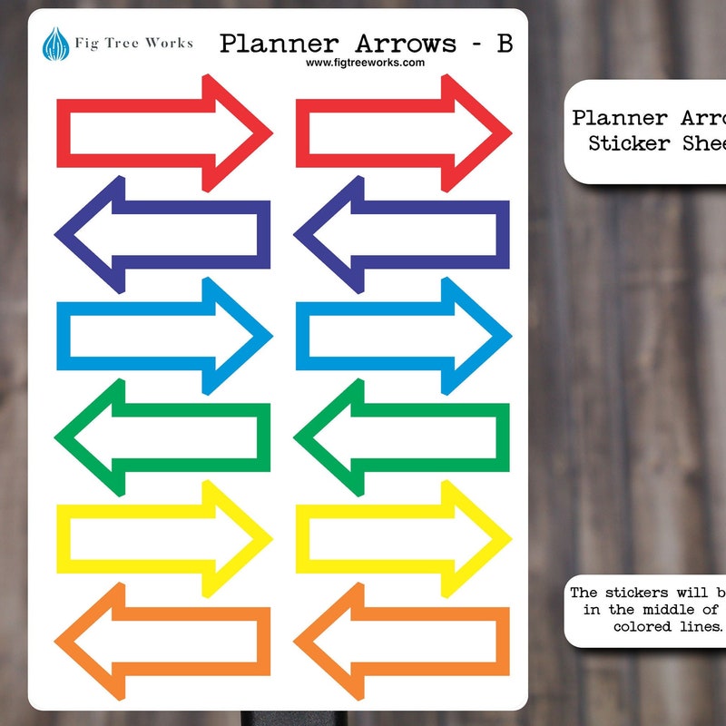 Arrow Stickers - Etsy