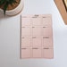 Large Perpetual Wall Calendar Wall Annual Planner, Birthday Calendar 36 ...