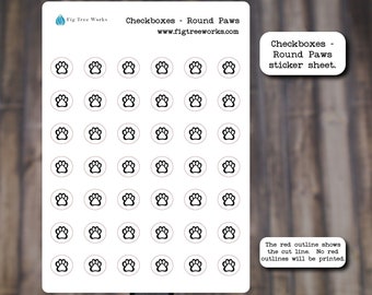Round Pandas Checklist Stickers for Planners Journals and - Etsy