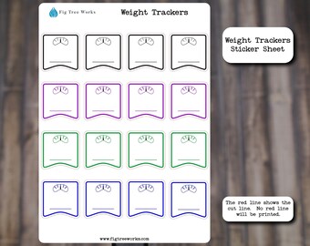 Scale Weight Stickers - Etsy