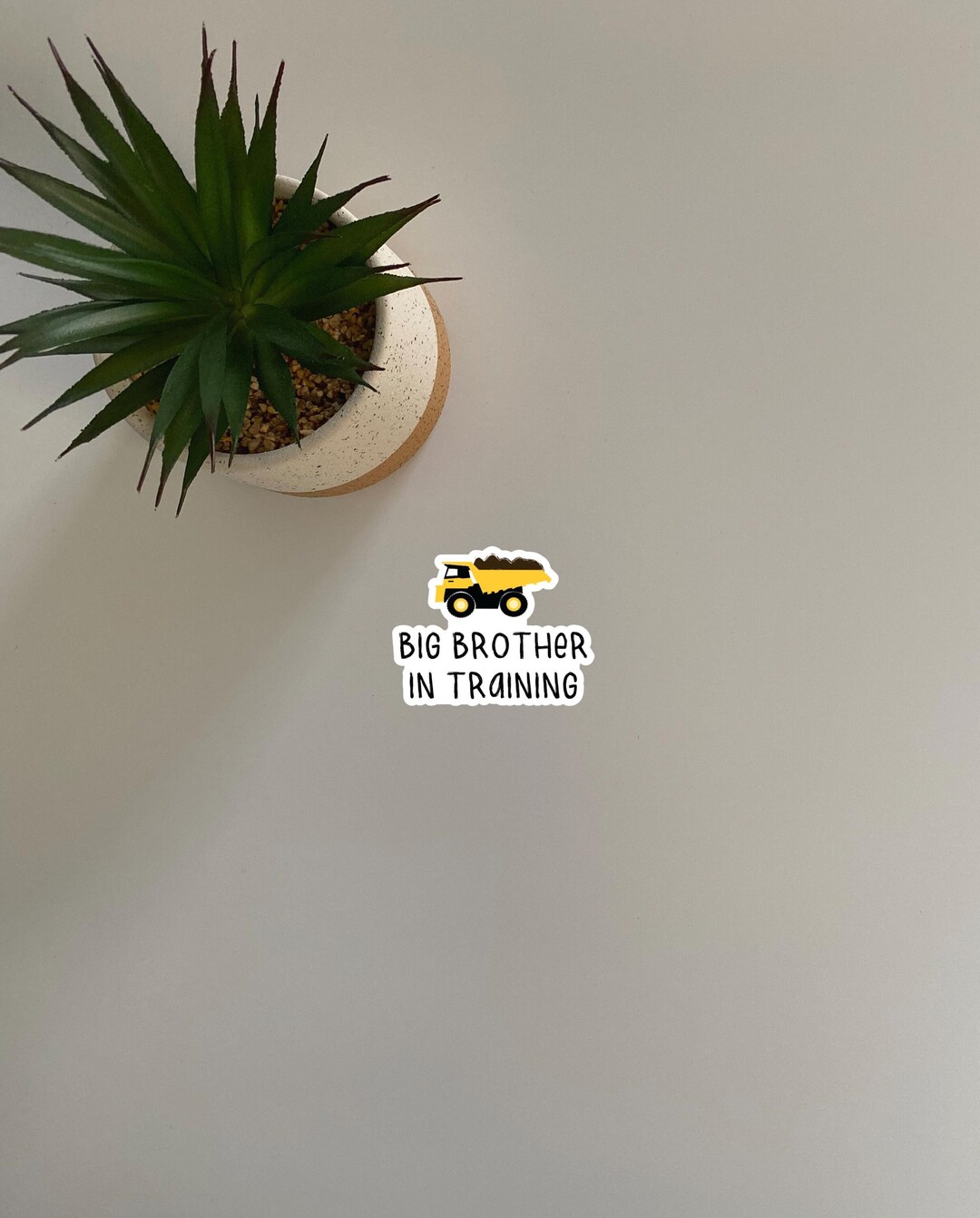 Big Brother in Training Vinyl Sticker | Baby Announcement | Big Brother ...