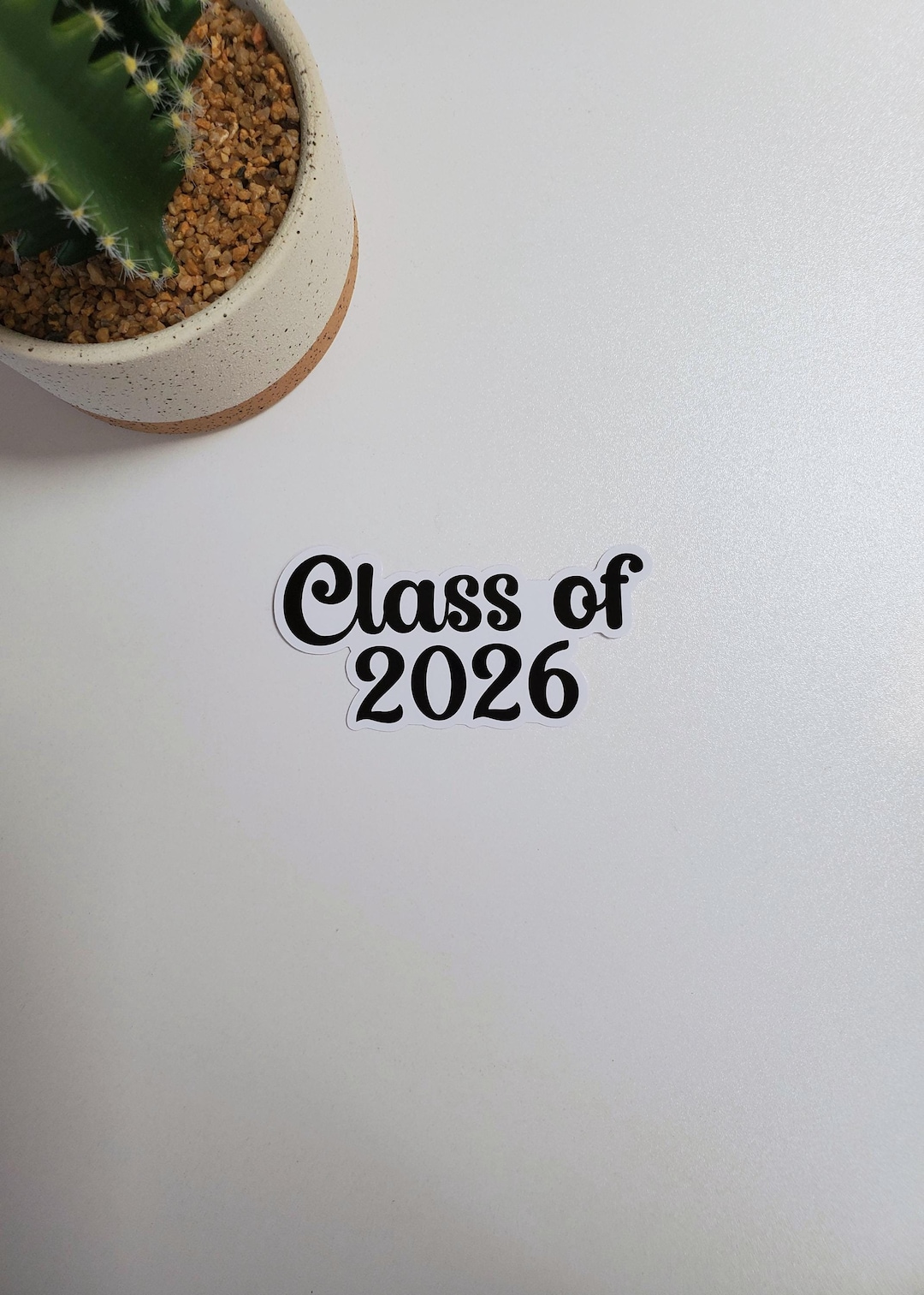 Class of 2026 Sticker | Choose a Color | Kiss Cut Sticker - Etsy