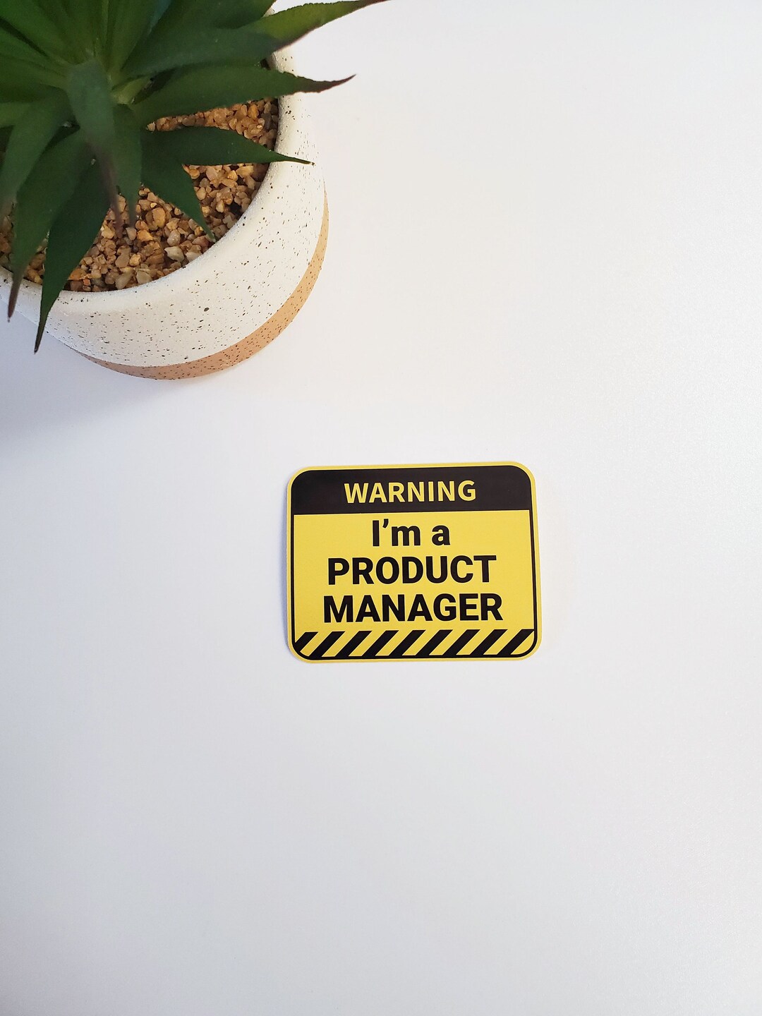 Warning I'm a Product Manager Vinyl Sticker | Die Cut, Glossy, Vinyl ...