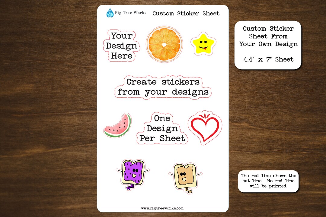 Custom Sticker Sheet | Build Your Own Sticker Sheet | Personalized ...
